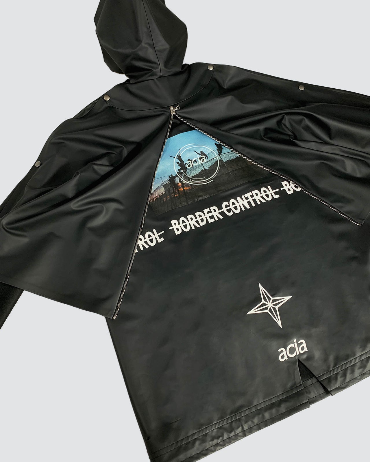 Cape Jacket - Black – acia Studio